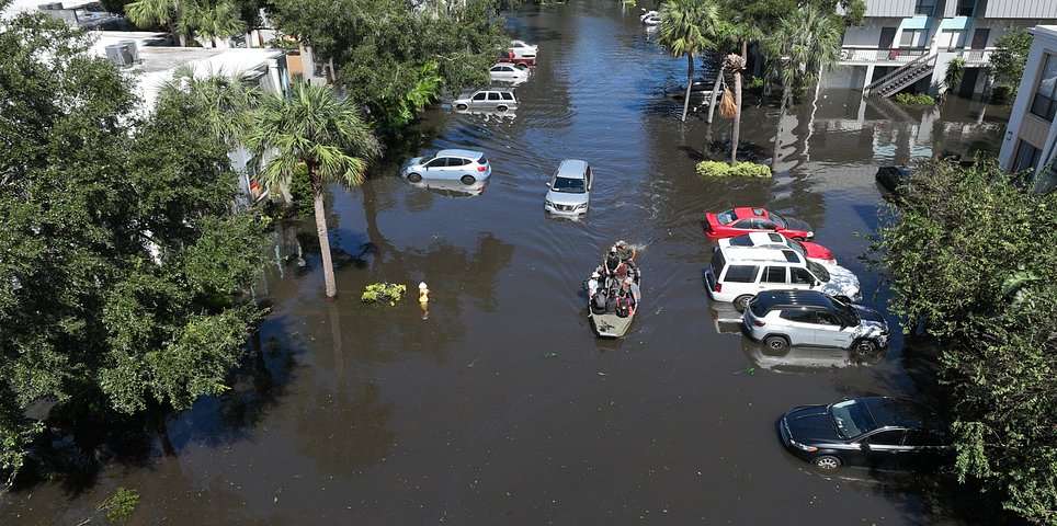 Hurricane Milton aftermath: Incredible moment lonely child was rescued ...